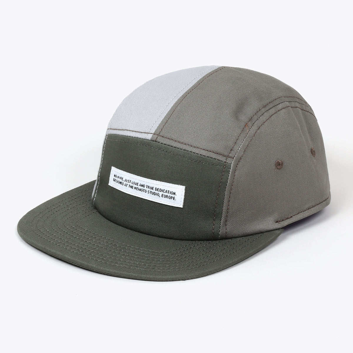 Cotton Colorblock 5-Panel Hat – Wemoto Studio